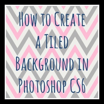 How To Create A Tiled Background In Photoshop CS6 | Creative Pink Butterfly